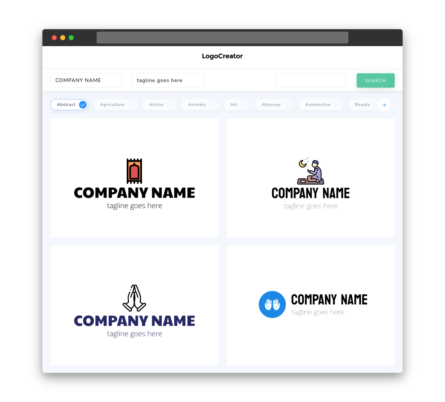 Pray Logo Design: Create Your Own Pray Logos