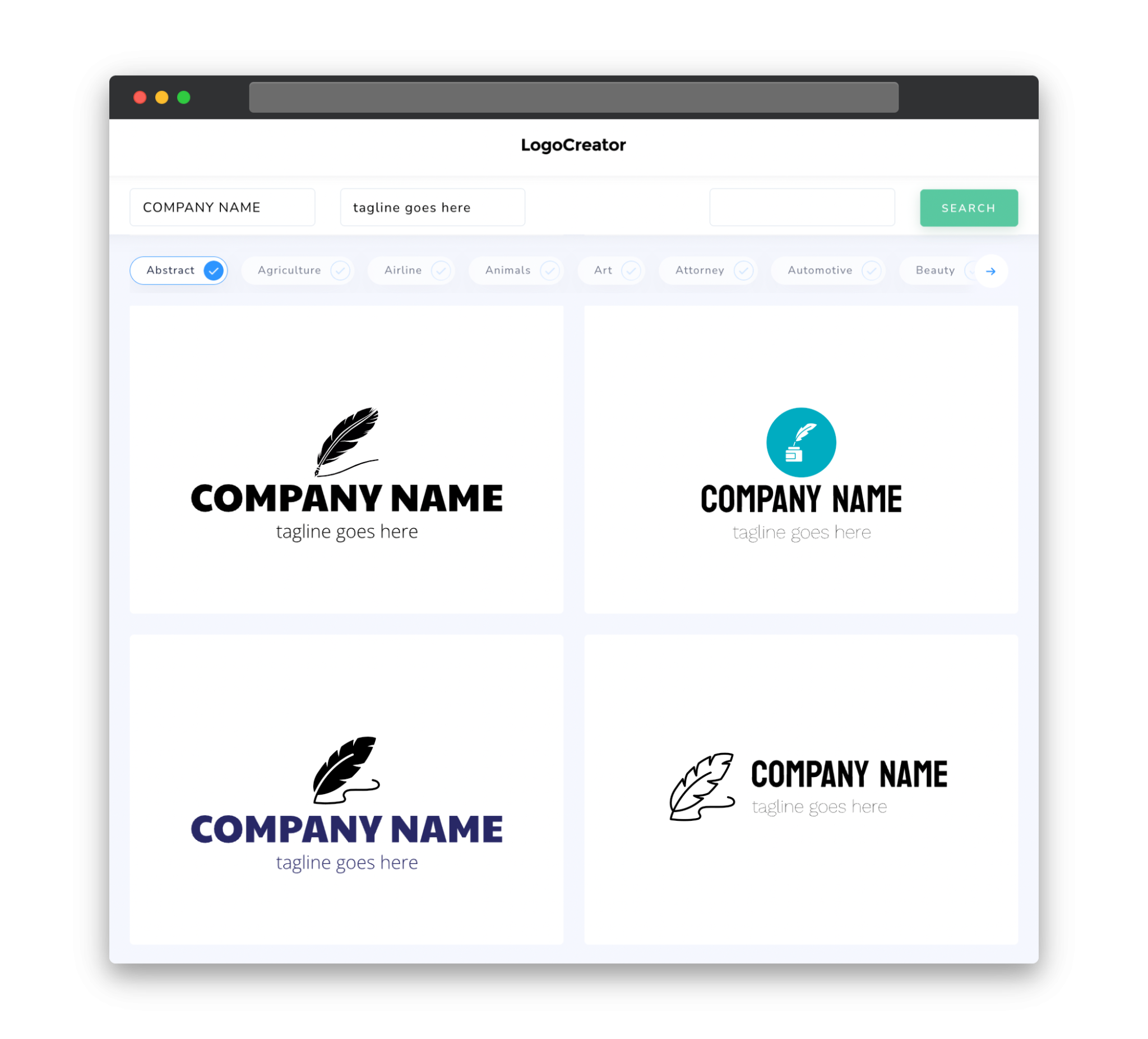 Quill Logo Design: Create Your Own Quill Logos