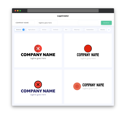 Red Circle Logo Design: Create Your Own Red Circle Logos