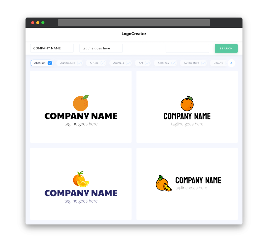Red Orange Logo Design: Create Your Own Red Orange Logos