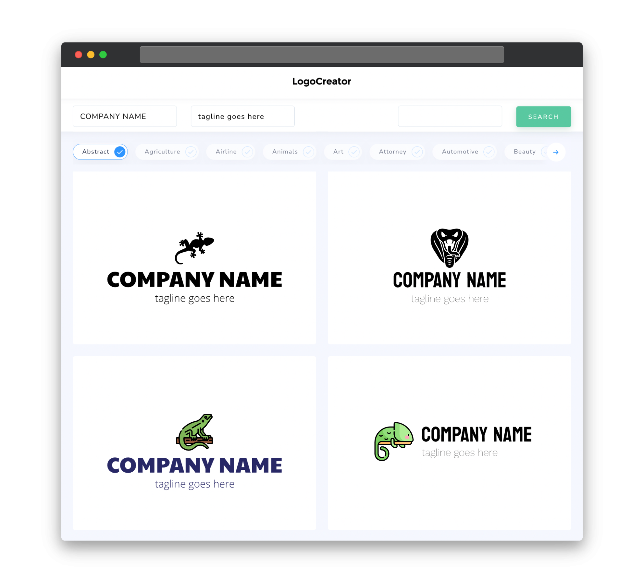 Reptile Logo Design: Create Your Own Reptile Logos