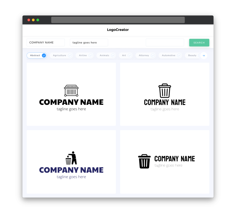 Rubbish Logo Design: Create Your Own Rubbish Logos