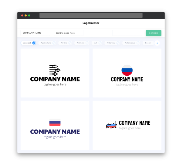 Russia Logo Design: Create Your Own Russia Logos