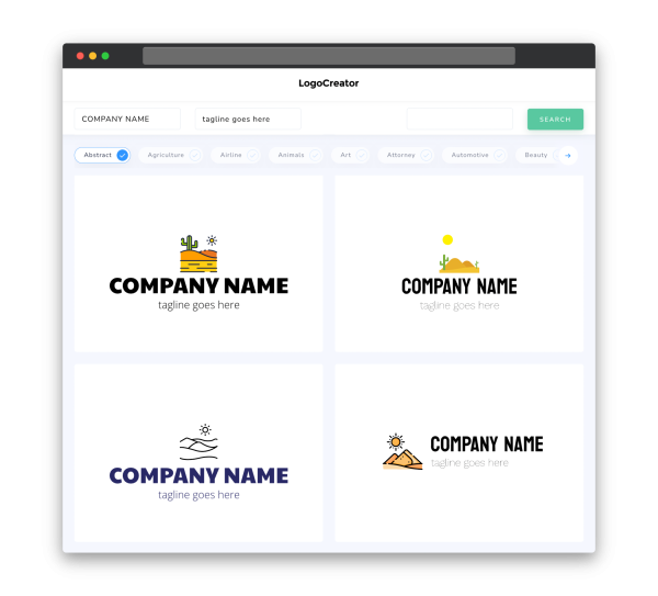 Sahara Logo Design: Create Your Own Sahara Logos