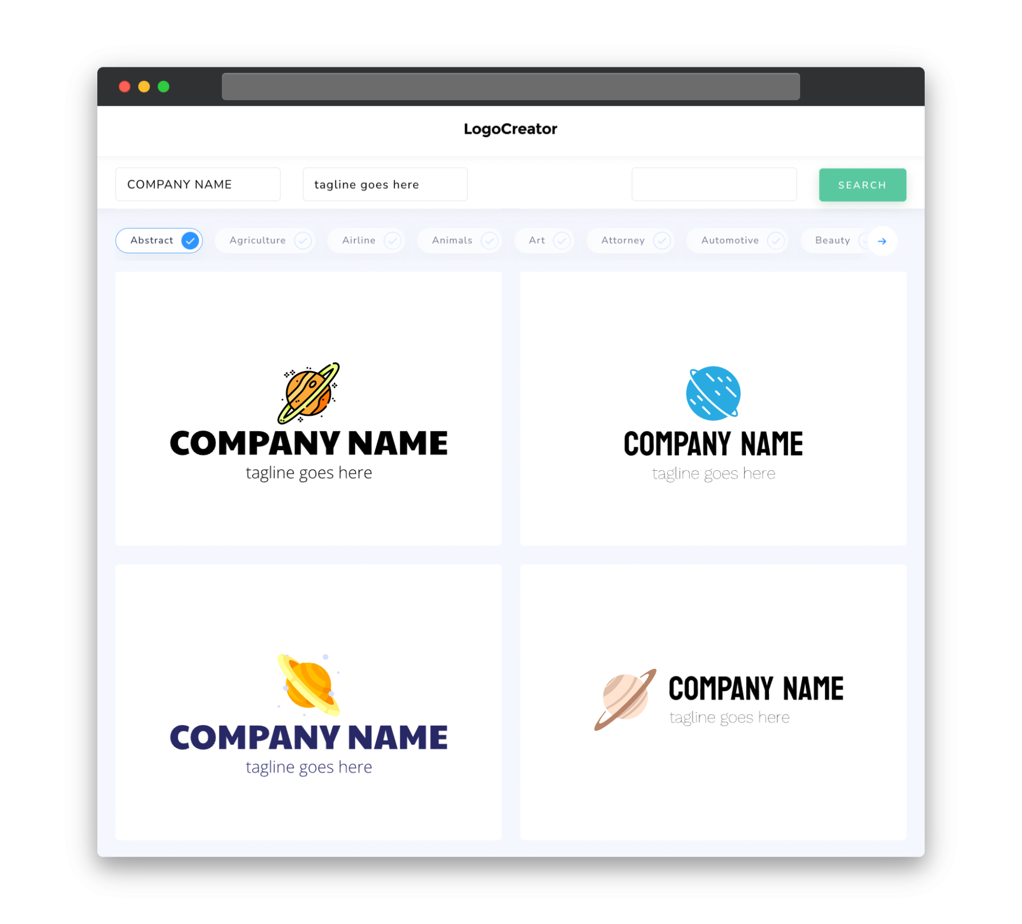 Saturn Logo Design: Create Your Own Saturn Logos