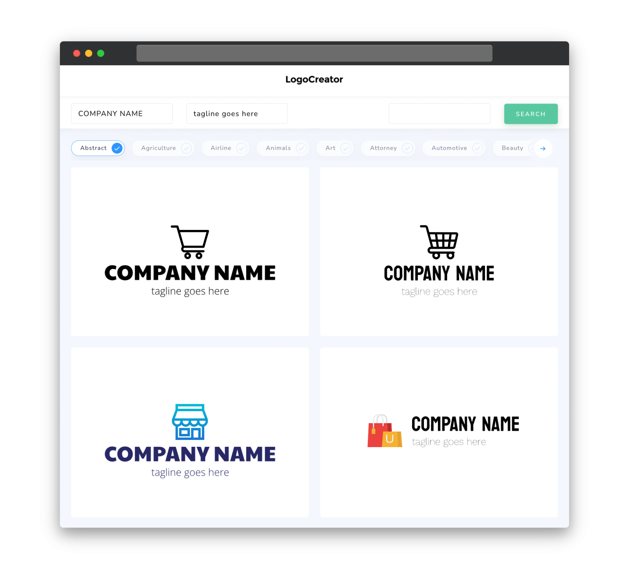 Shopping Logo Design: Create Your Own Shopping Logos