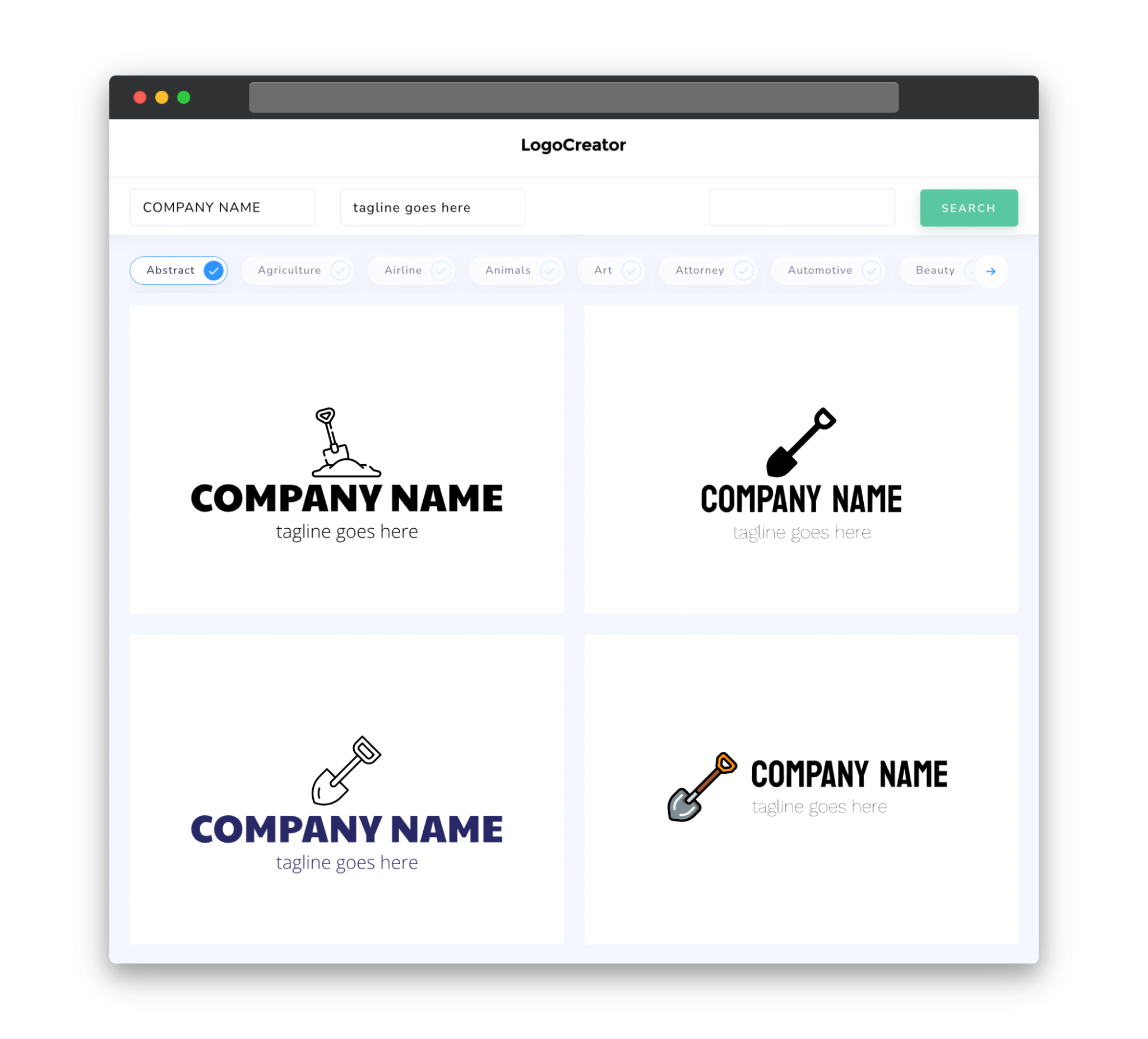 Shovel Logo Design: Create Your Own Shovel Logos