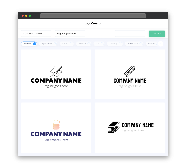 Steel Bar Logo Design: Create Your Own Steel Bar Logos