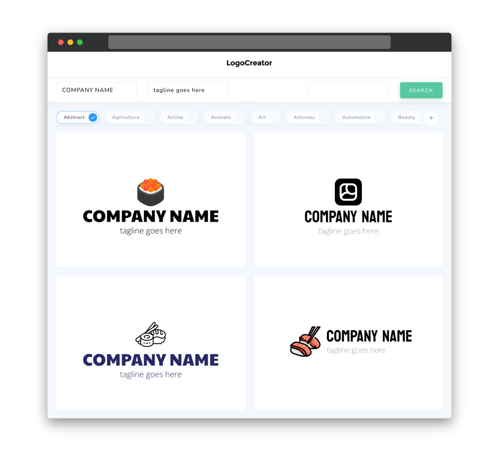 Sushi Logo Design: Create Your Own Sushi Logos