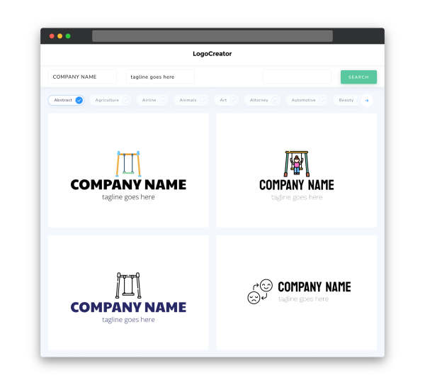 Swing Logo Design: Create Your Own Swing Logos