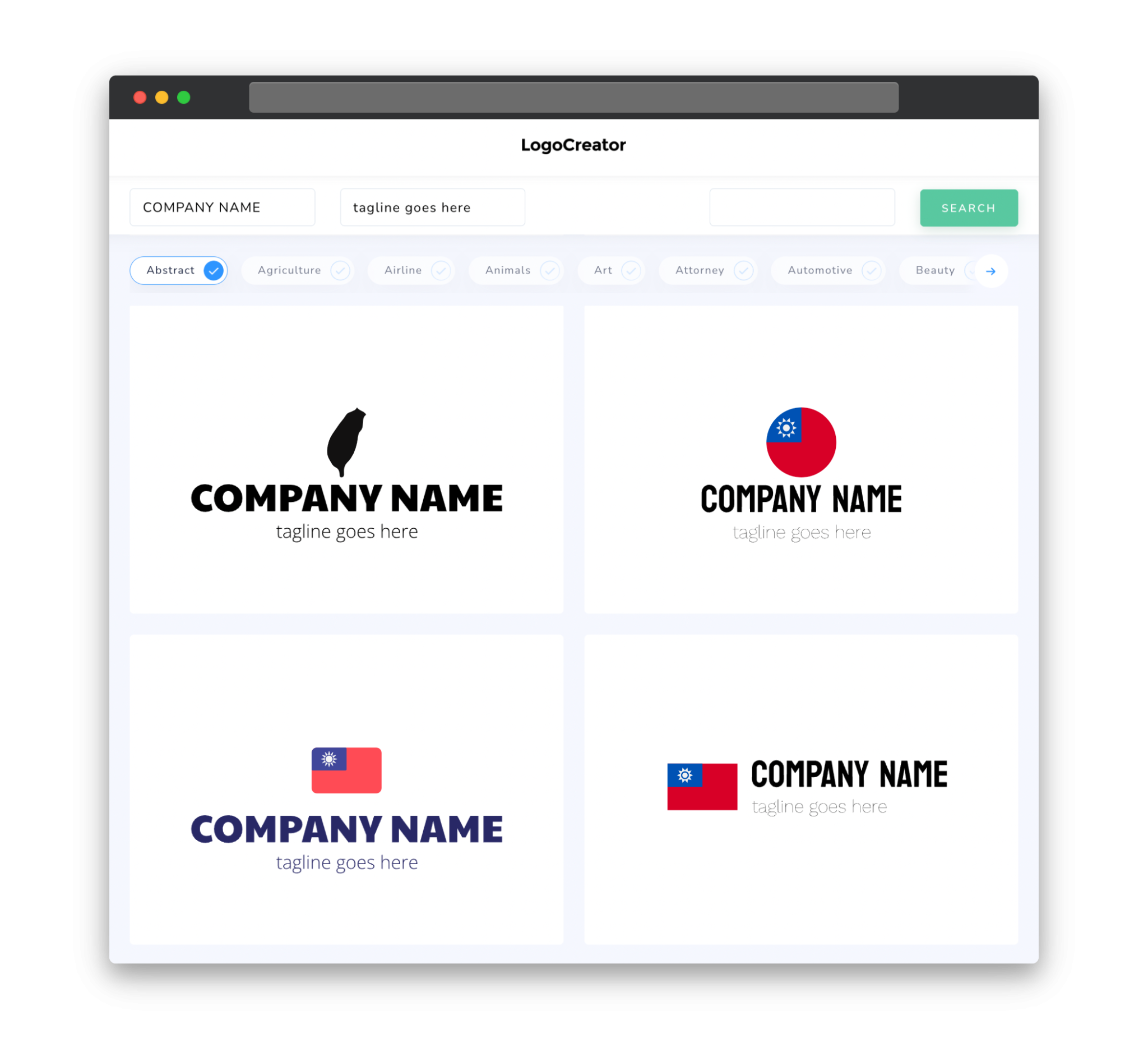 Taiwan Logo Design: Create Your Own Taiwan Logos
