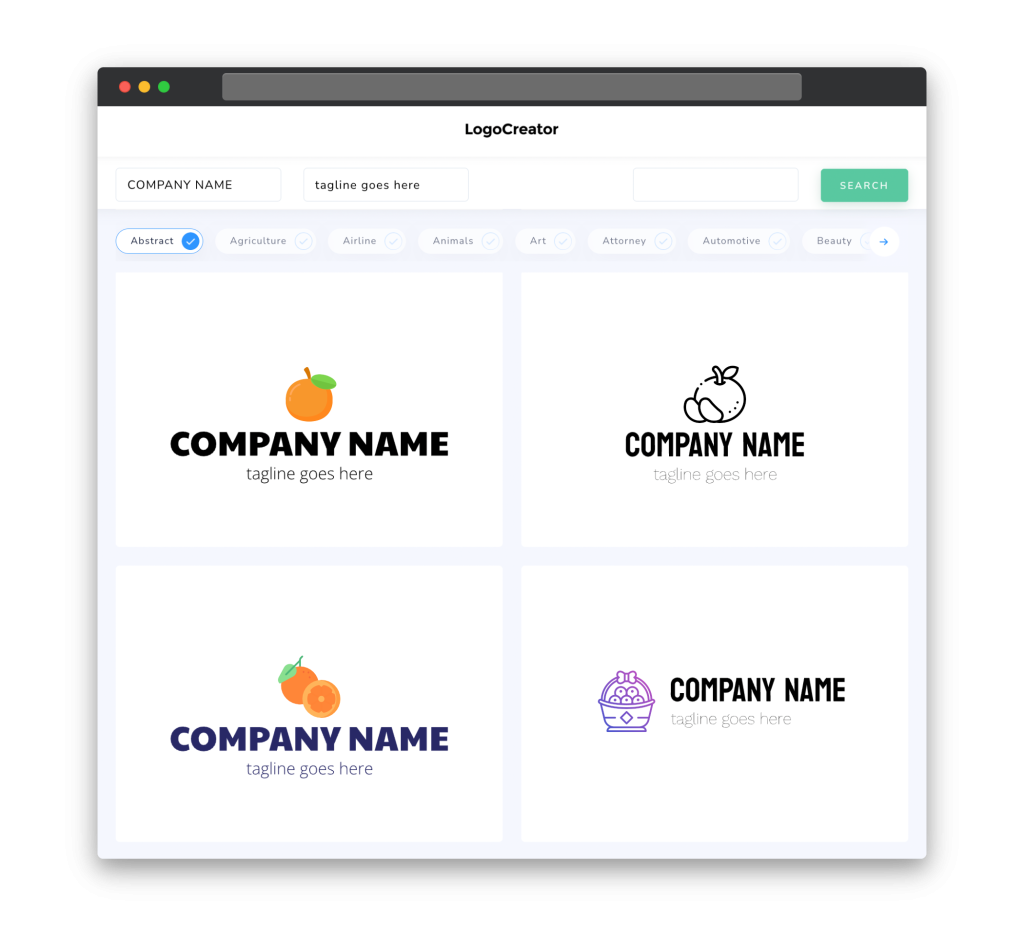 Tangerine Logo Design: Create Your Own Tangerine Logos