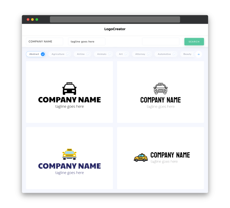Taxi Logo Design: Create Your Own Taxi Logos