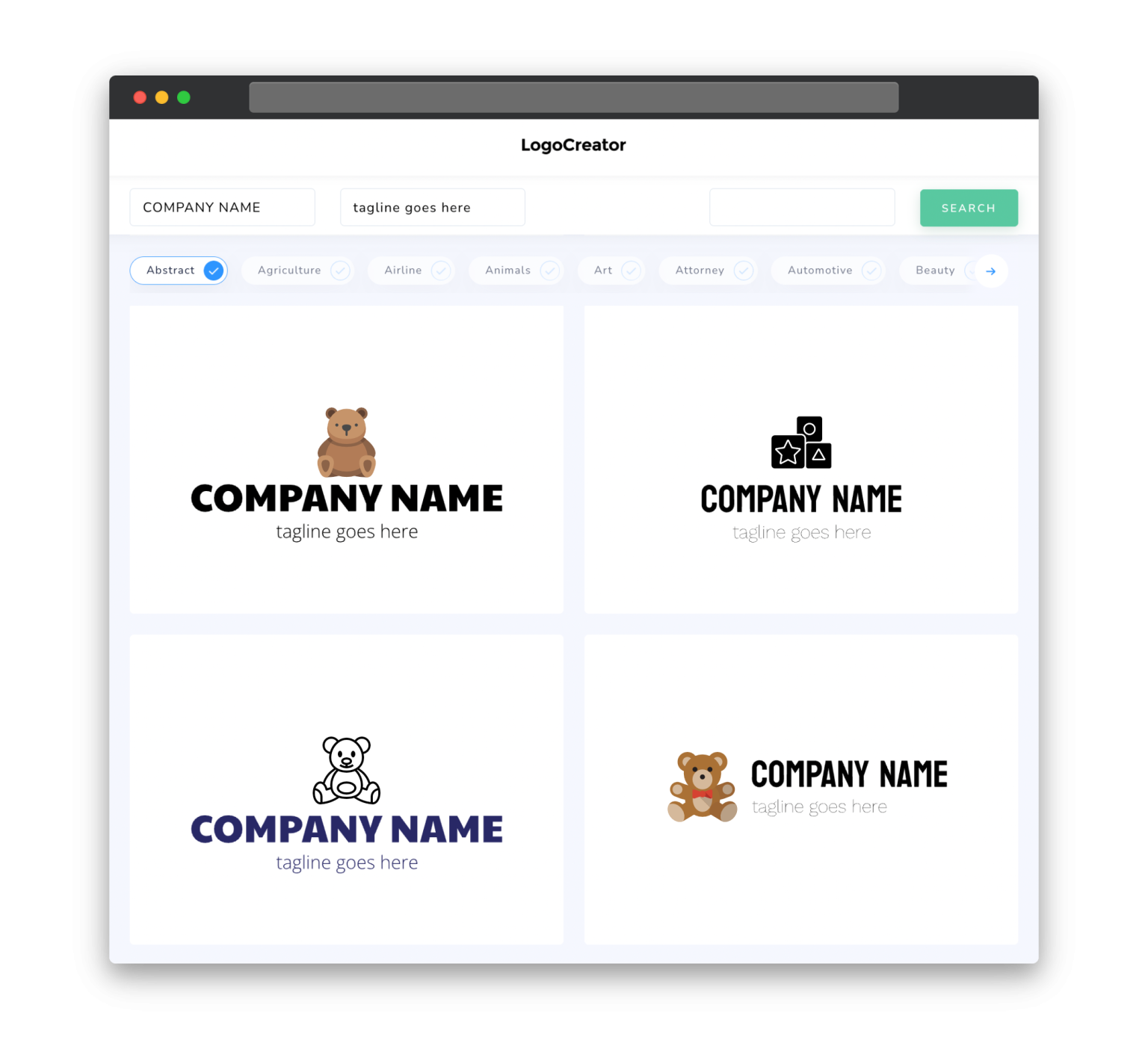 Teddy Bear Logo Design: Create Your Own Teddy Bear Logos