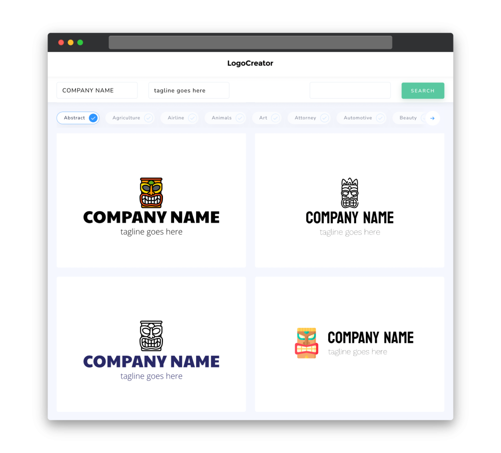 Tiki Logo Design: Create Your Own Tiki Logos