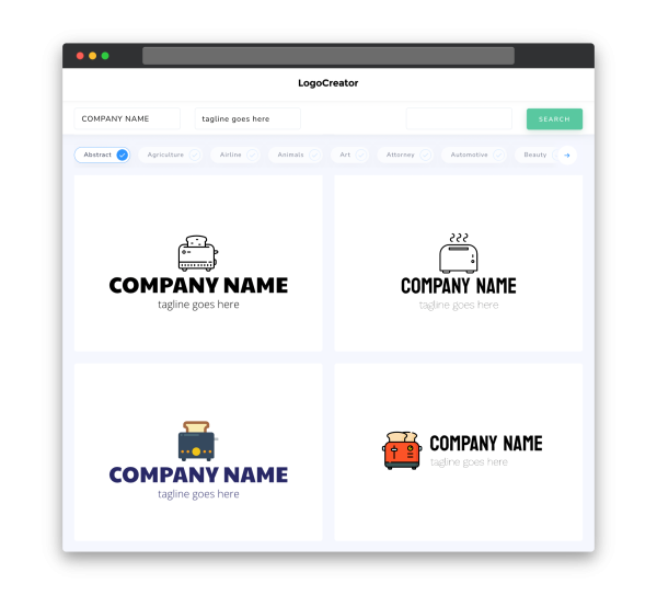 Toaster Logo Design: Create Your Own Toaster Logos