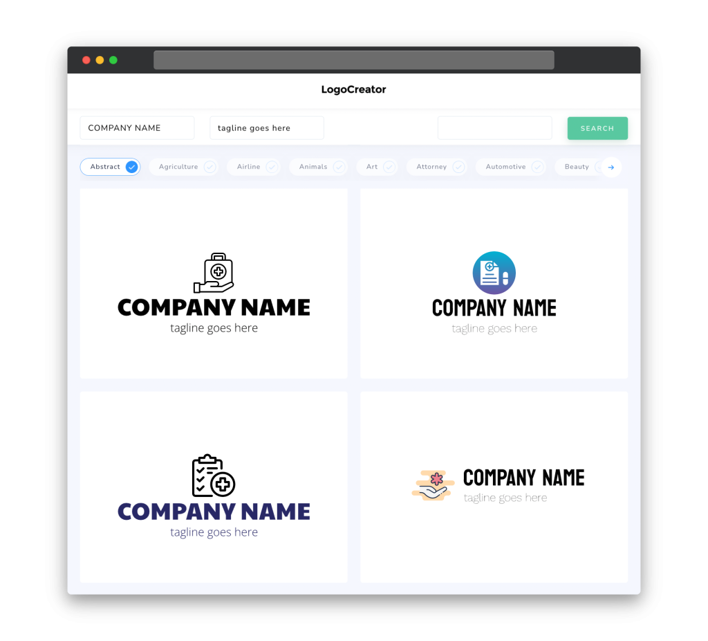 Treatment Logo Design: Create Your Own Treatment Logos