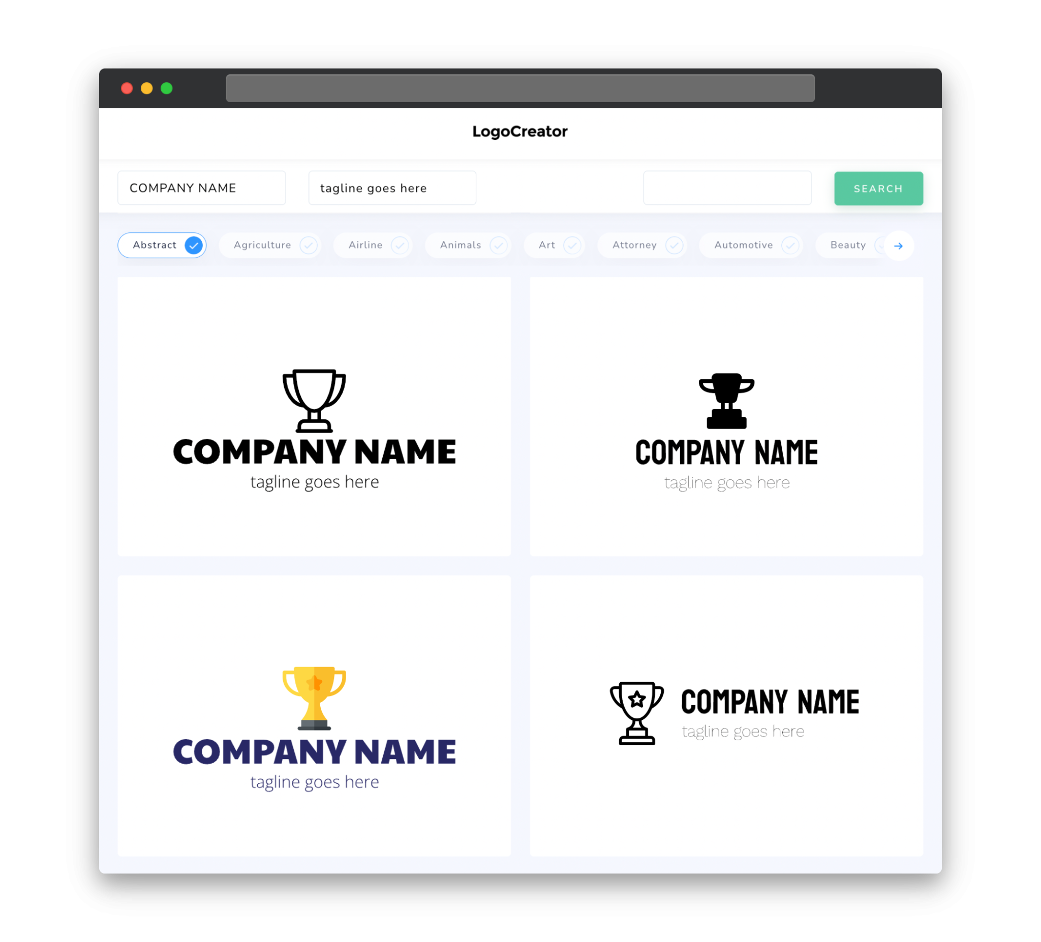Trophy Logo Design: Create Your Own Trophy Logos