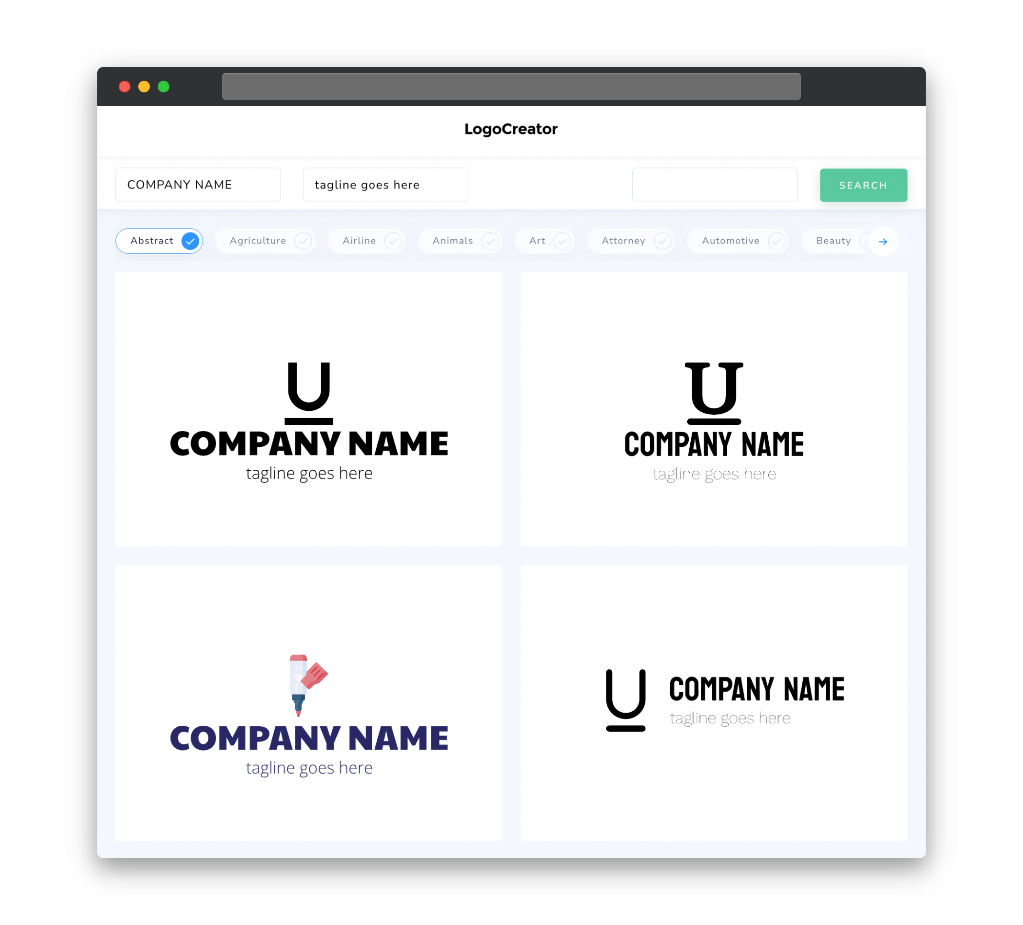Underline Logo Design: Create Your Own Underline Logos