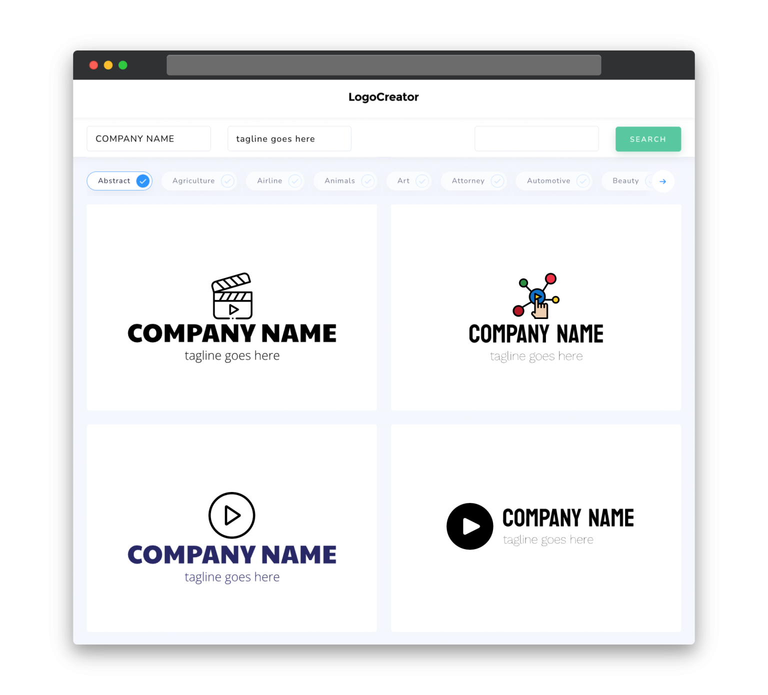 Video Player Logo Design: Create Your Own Video Player Logos