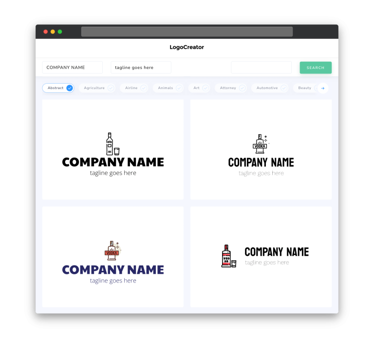 Vodka Logo Design: Create Your Own Vodka Logos