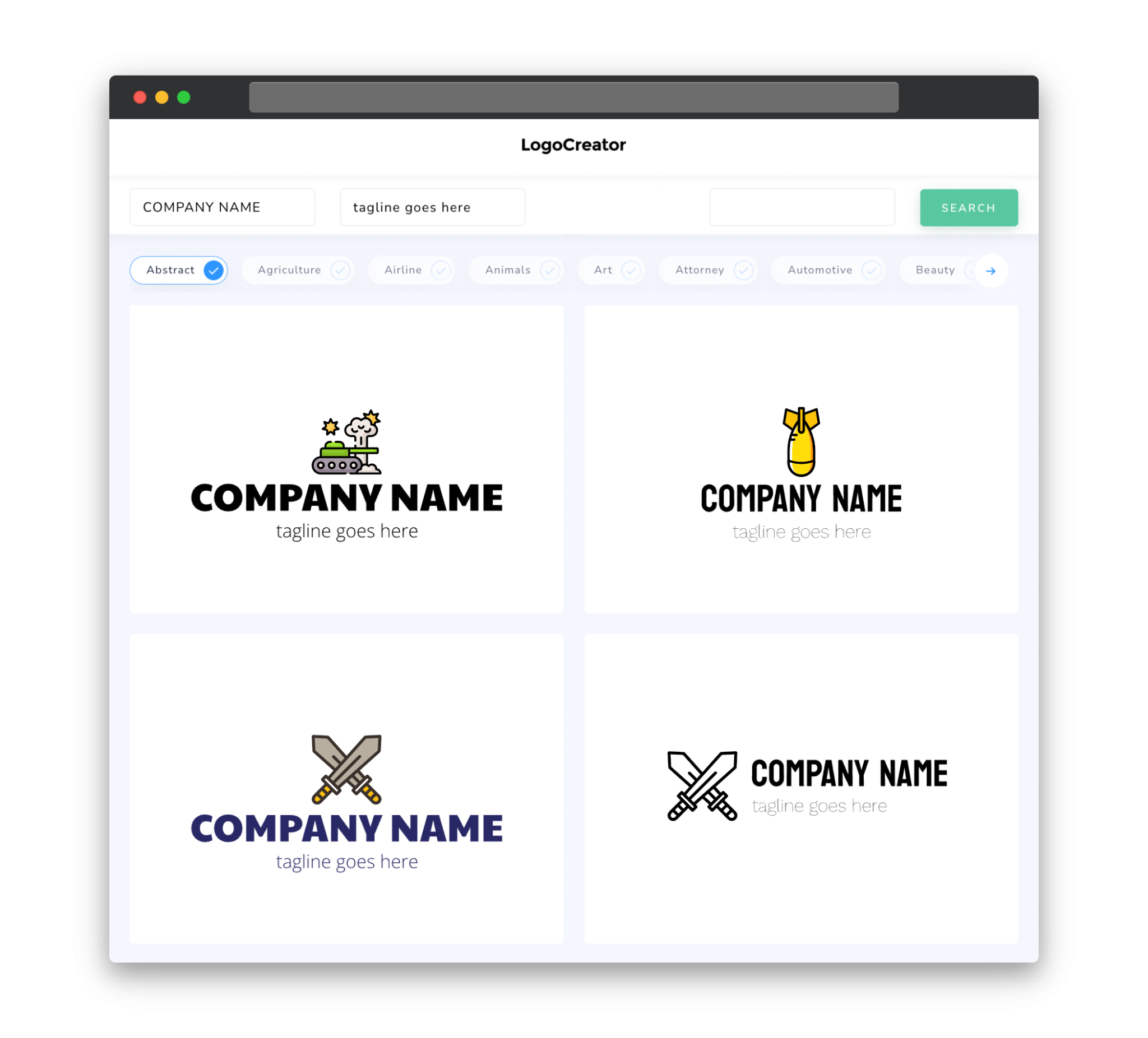 War Logo Design: Create Your Own War Logos