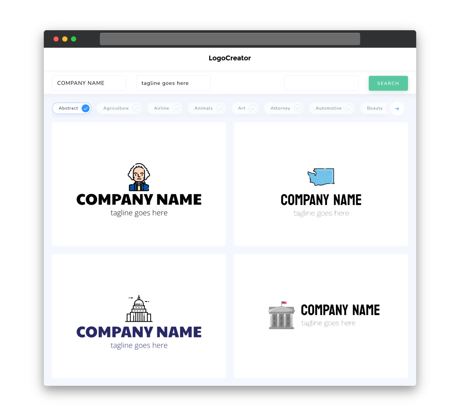 Washington Logo Design: Create Your Own Washington Logos