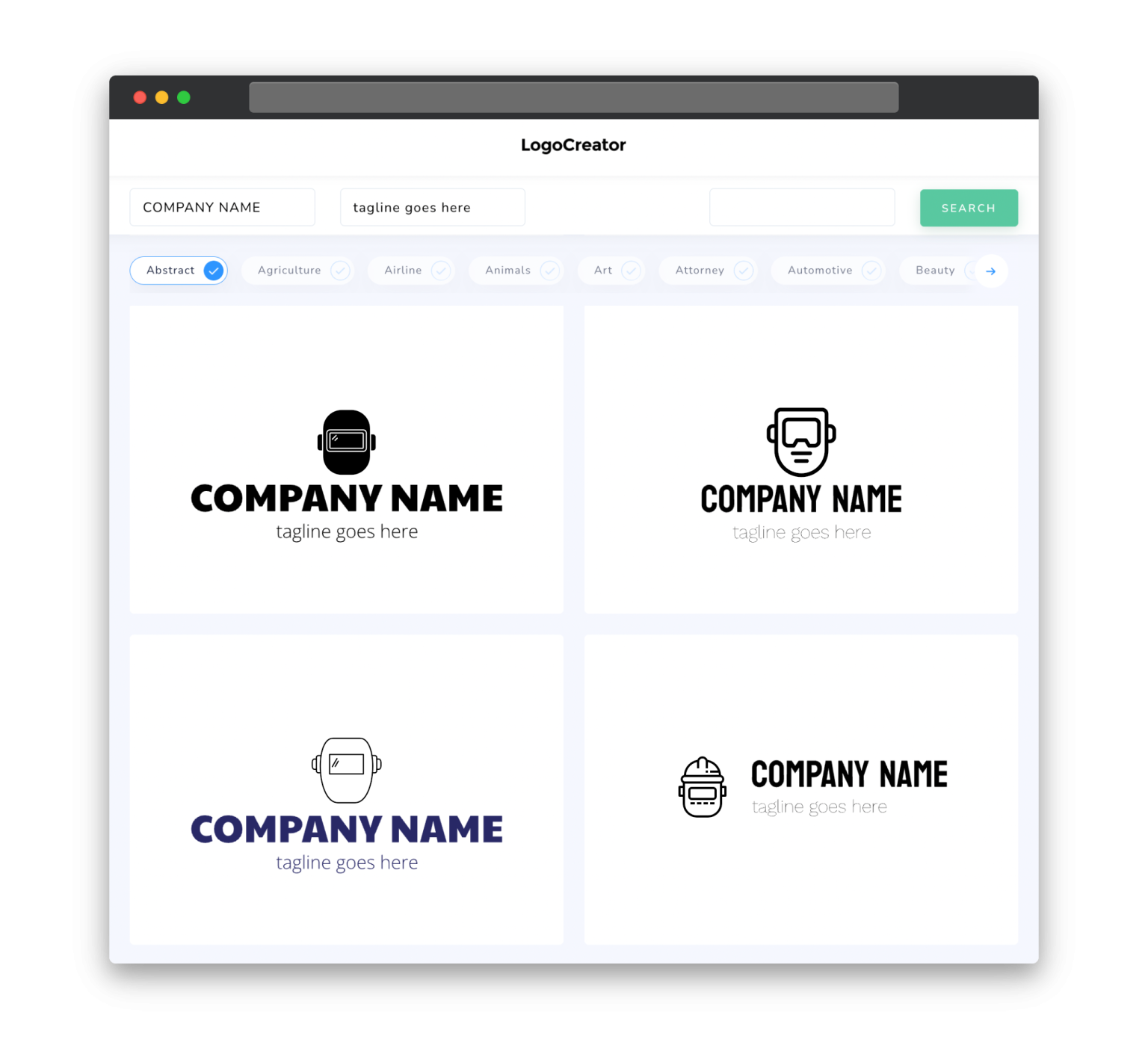 Welding Helmet Logo Design: Create Your Own Welding Helmet Logos