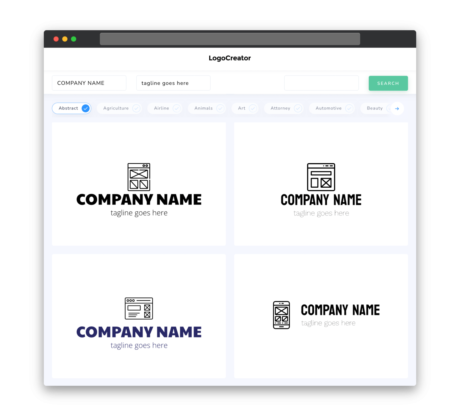Wireframe Logo Design: Create Your Own Wireframe Logos