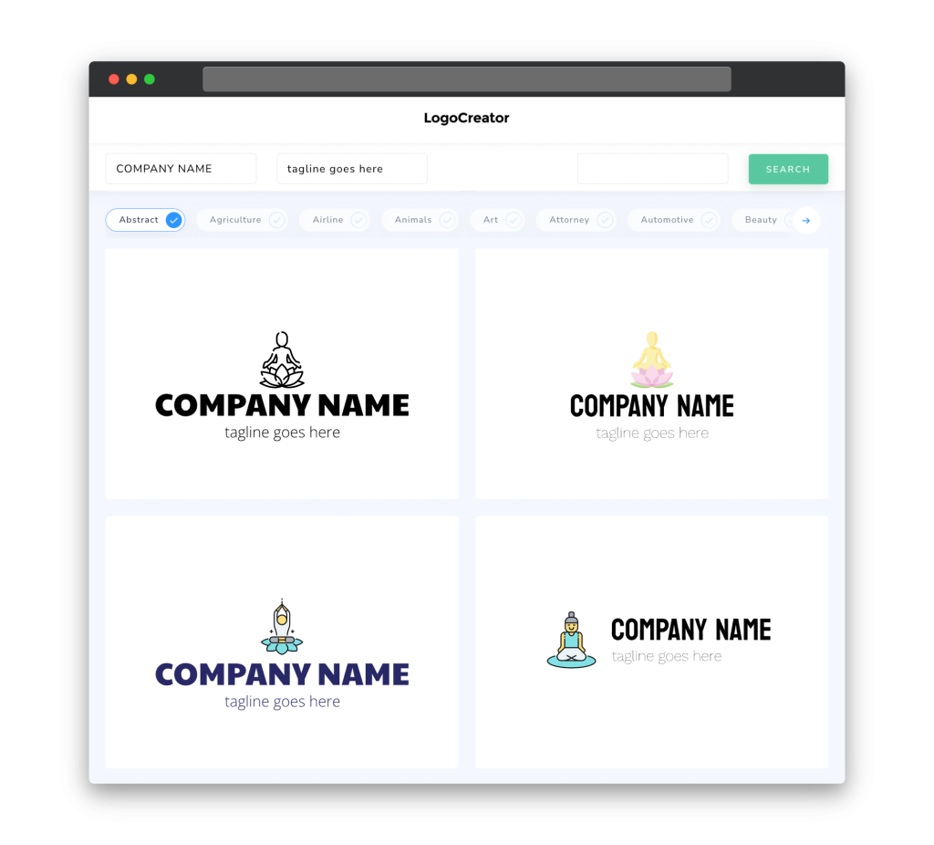 Yogi Logo Design: Create Your Own Yogi Logos